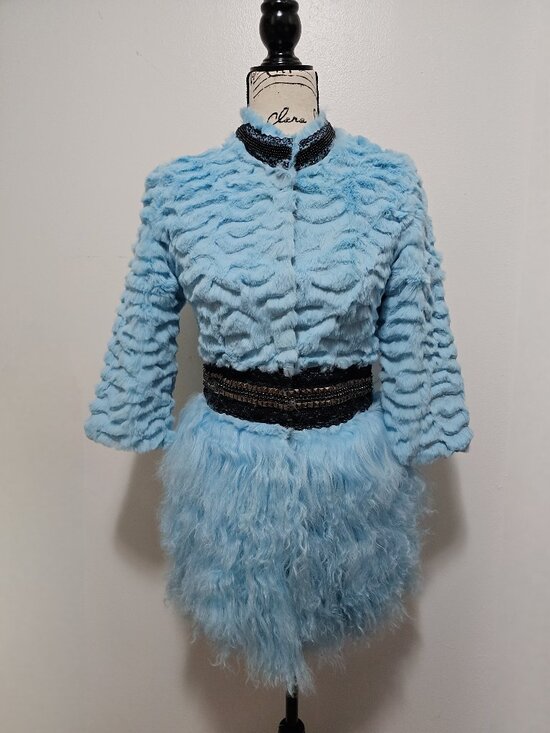 Jackets & Coats | Newreal Rex Rabbit Mongolian Sheepskin Lamb Coat ...